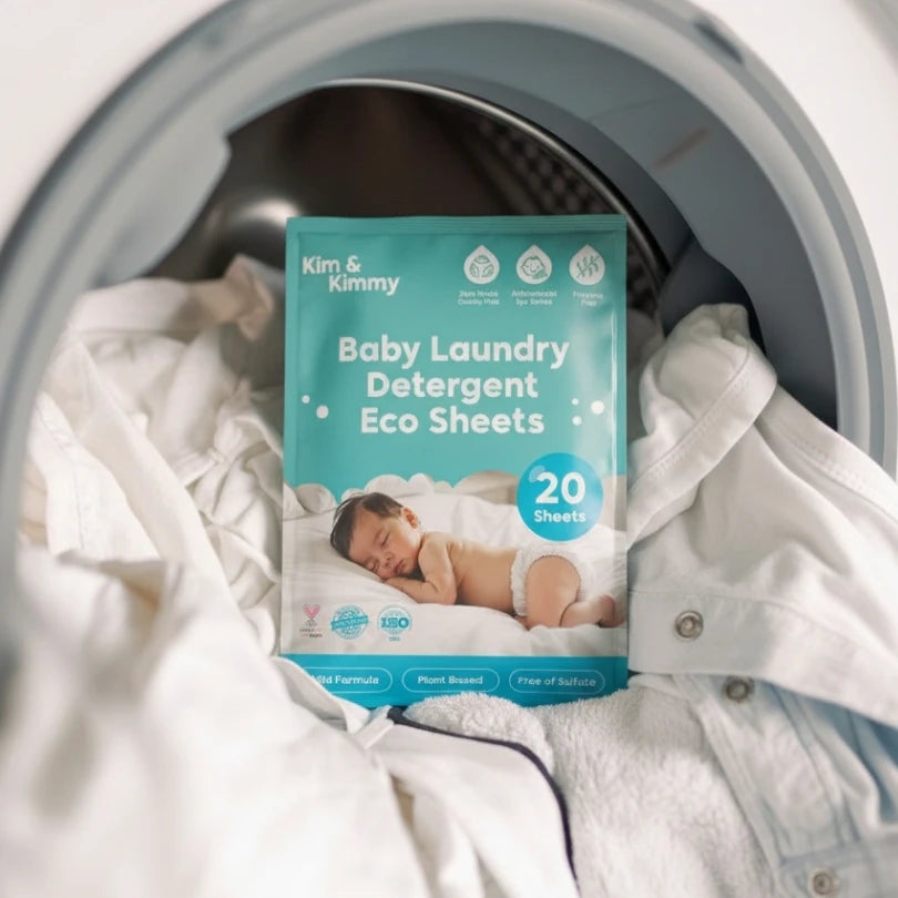 Plant-Based Toxic-Free Baby & Kid Laundry Detergent Sheets – Kim and Kimmy