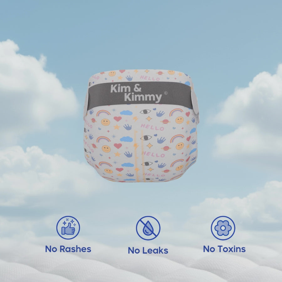 Kim & Kimmy No-Rash, No-Leaks Magical Diapers – Kim and Kimmy
